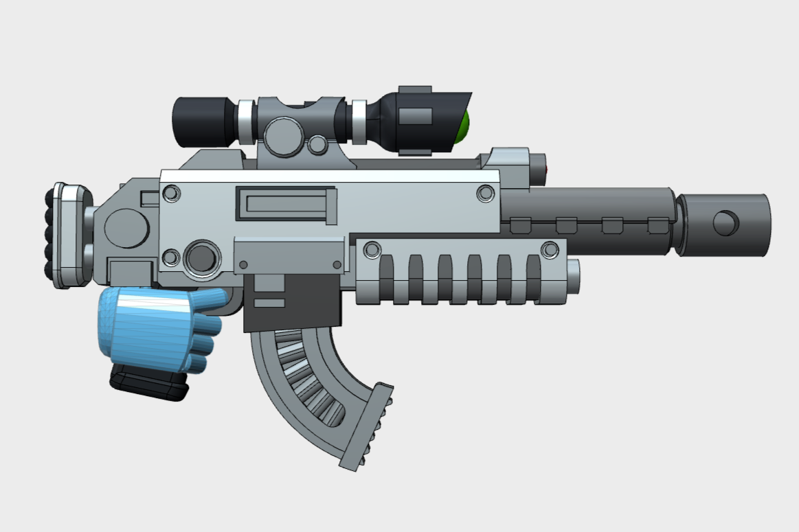 Marine: Mk2b Foebane Boltfire Gun — Pop Goes the Monkey