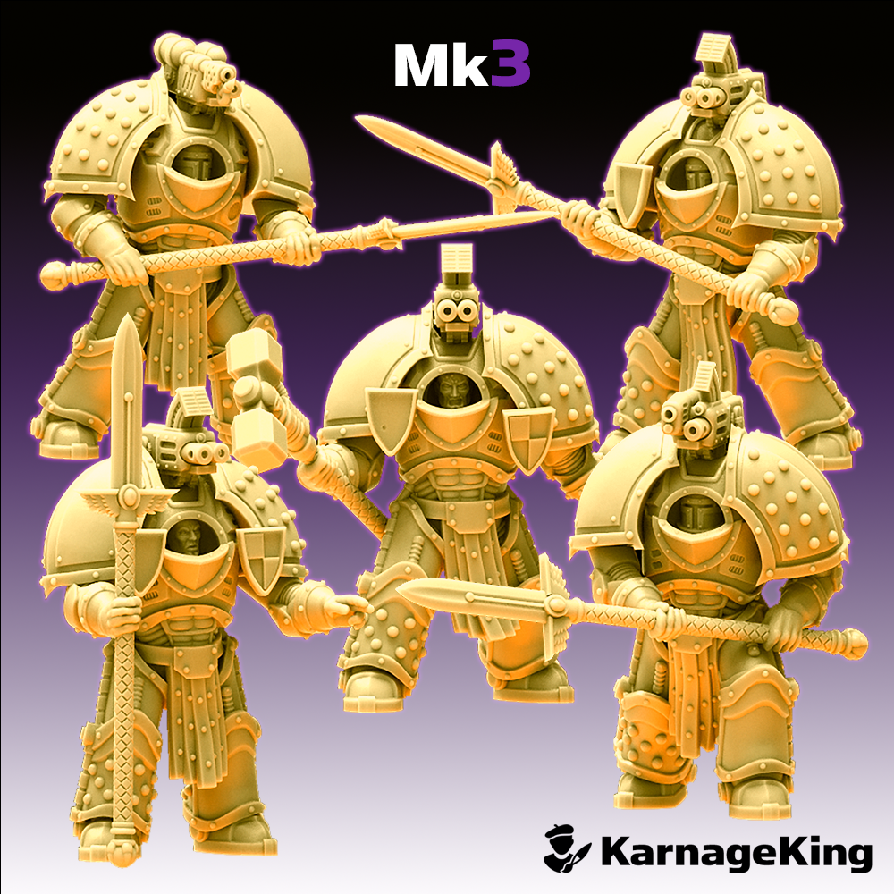 5x Saturnus Terminator Mk:3 Sentinel Squad — Pop Goes the Monkey