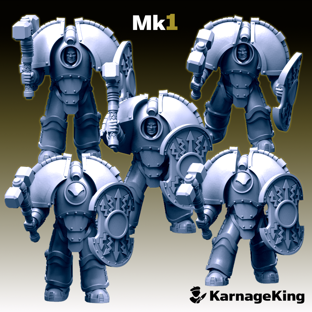 5x Saturnus Terminator Mk:1 Defender Squad — Pop Goes the Monkey