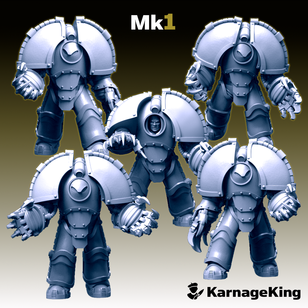 5x Saturnus Terminator Mk:1 Invader Squad — Pop Goes the Monkey