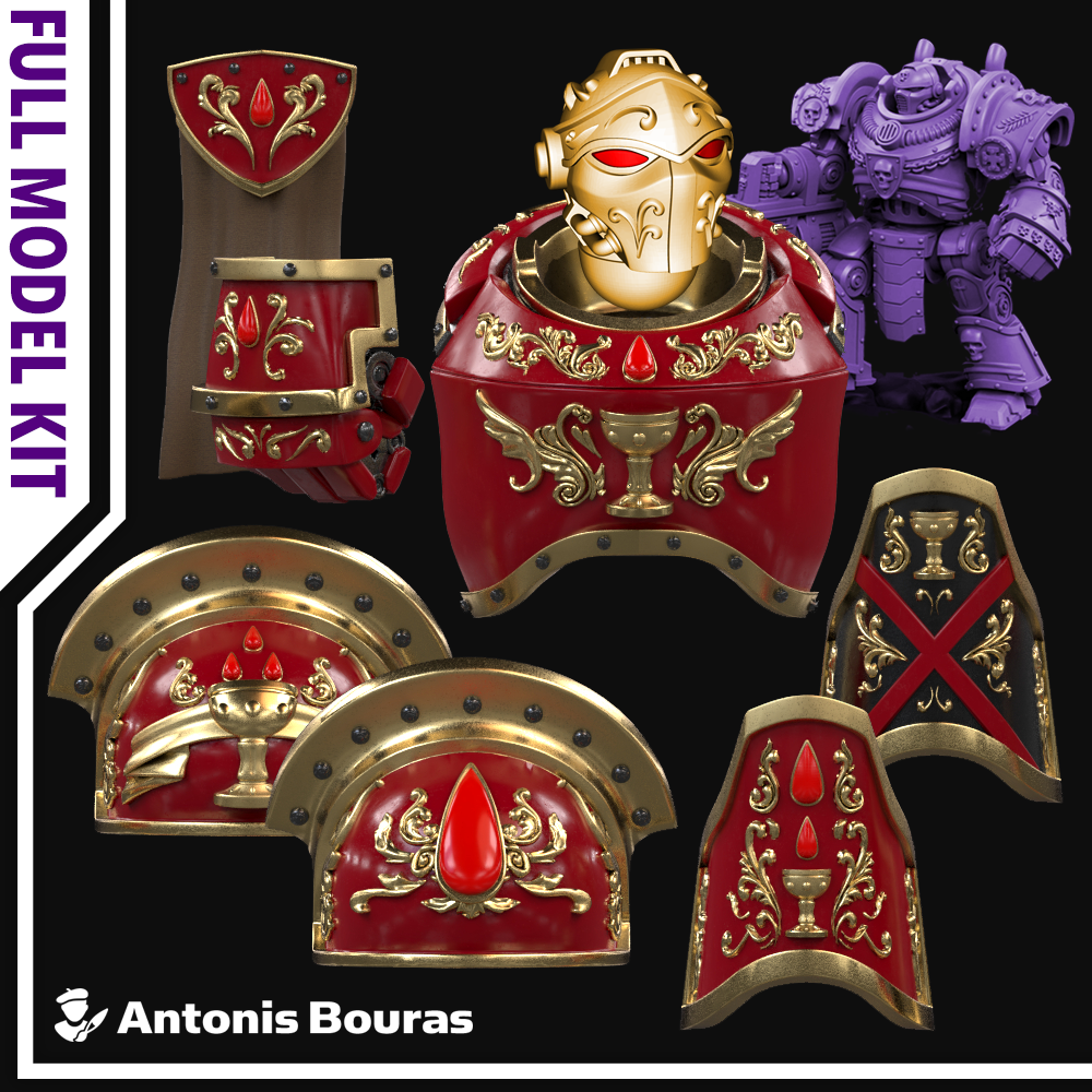Sanguine Legion : Eternus Assault Armor kit — Pop Goes the Monkey
