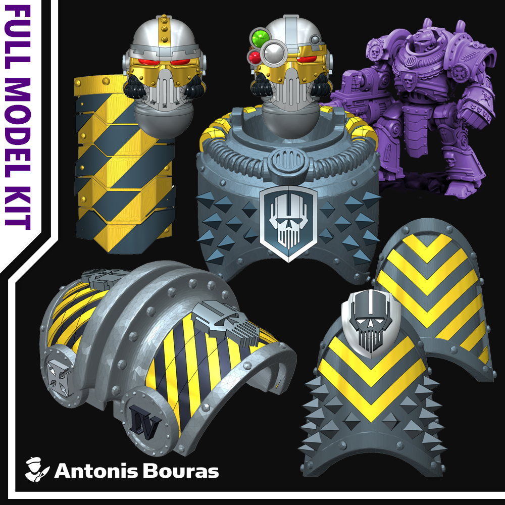 Iron Legion : Eternus Assault Armor kit — Pop Goes the Monkey