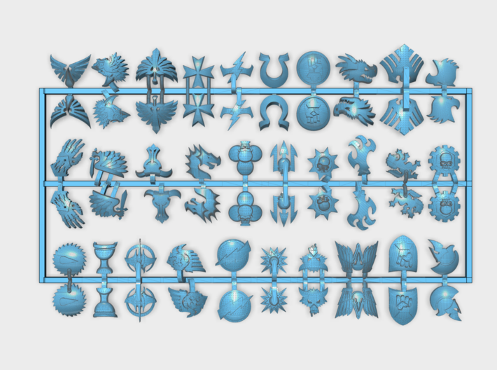 Deathwatch Set 2 : Shoulder Insignia pack — Pop Goes the Monkey