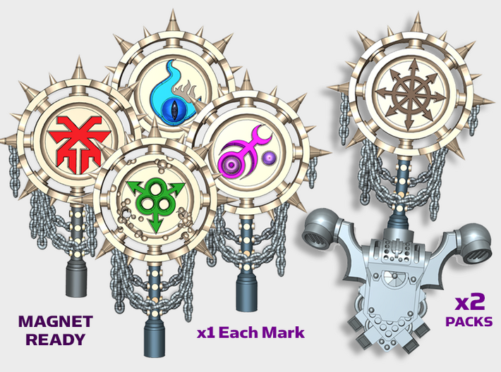 Iron Octet - Chaos:1 Mag-Mark 2 Pack Set — Pop Goes the Monkey
